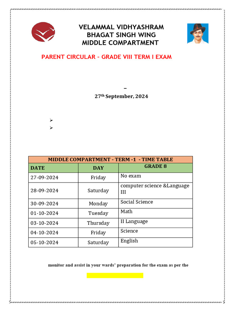 GRADE 8 TERM 1 TIMETABLE AND BLUEPRINT (1) | PDF