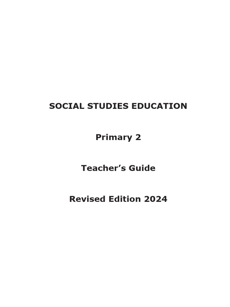 Social and Religious Studies p2 TG | PDF | Educational Assessment ...