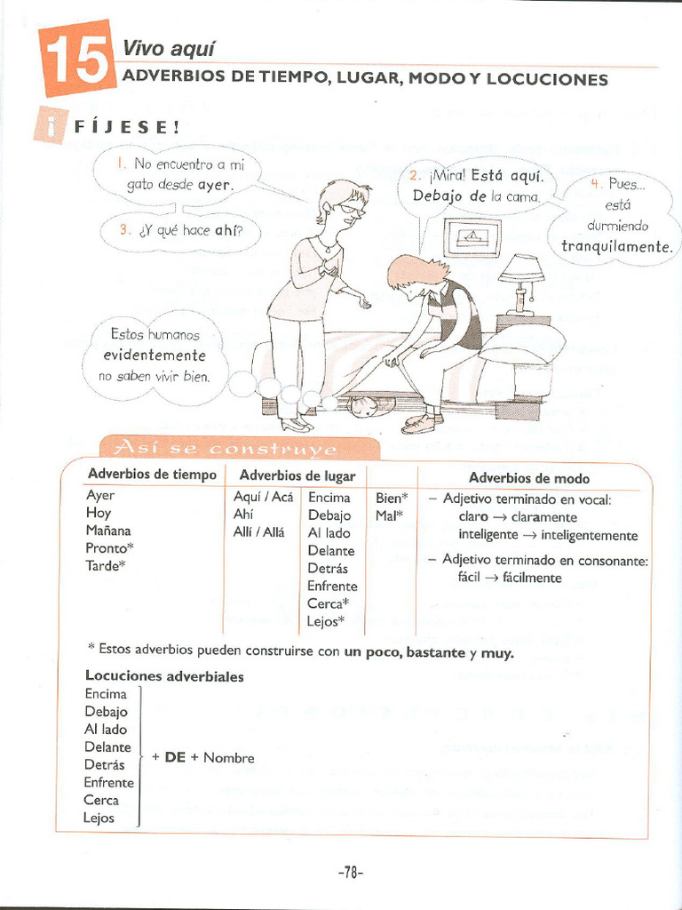 15.adv. Tiempo - Lugar - Modo | PDF