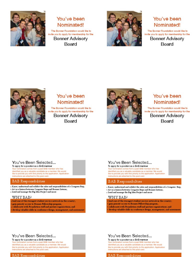 BAB Special Post Cards | PDF | Teaching | Learning