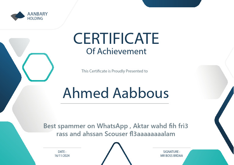 Abbous Certif | PDF