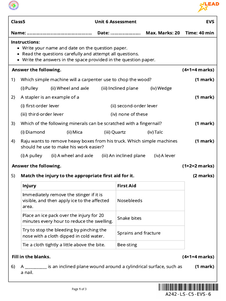 Class5_EVS_ASM-1 5253 (1) | PDF | Machines | Mechanical Engineering
