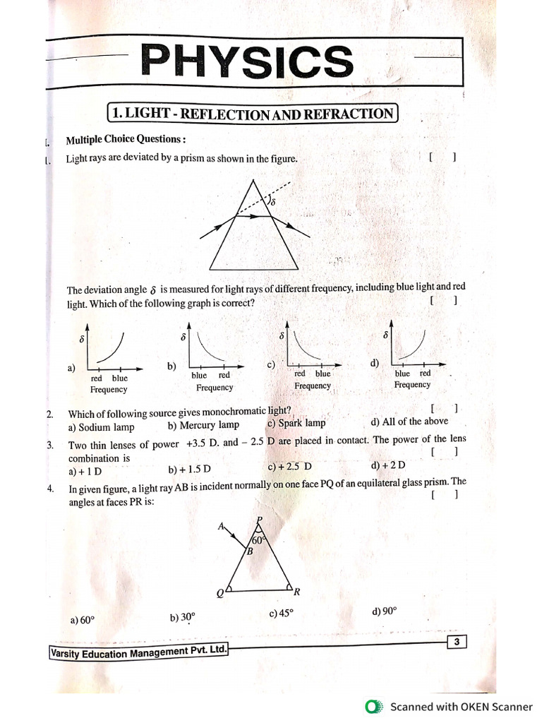 Target 500 Physics | PDF