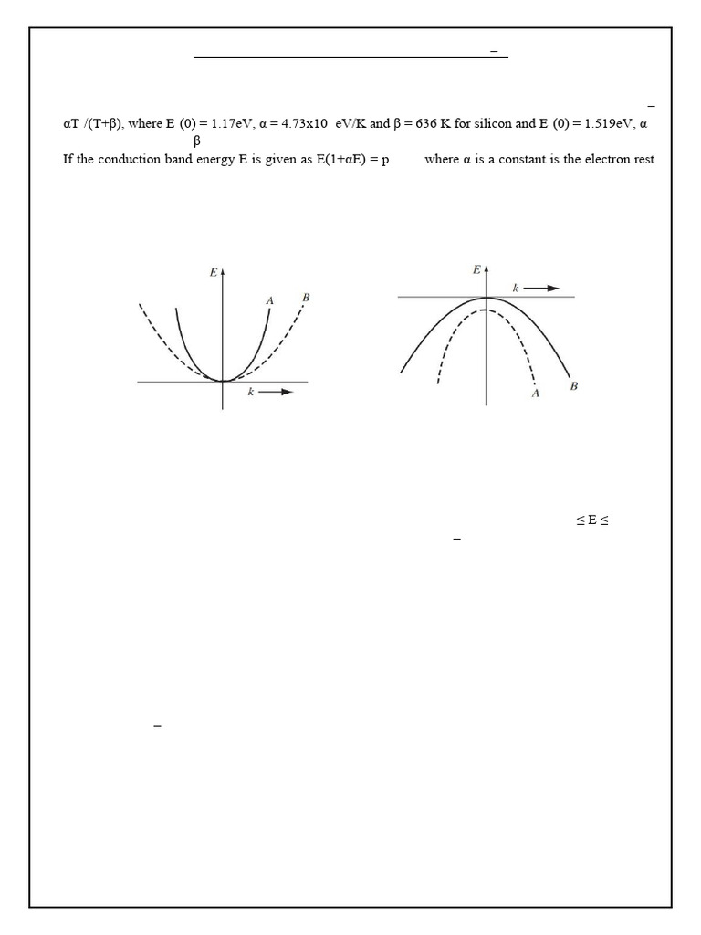 Semiconductor Devices Tutorial Sheet 1 | PDF | Doping (Semiconductor ...