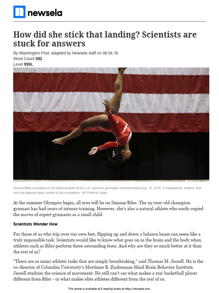 JESSE SMITH - Simone Biles | PDF | Simone Biles | Nerve