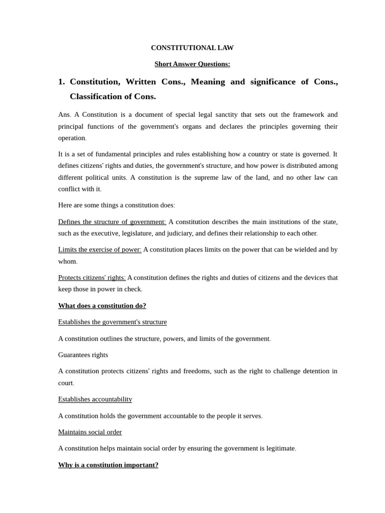 Constitutional Law Pdf Self Incrimination Right To Silence