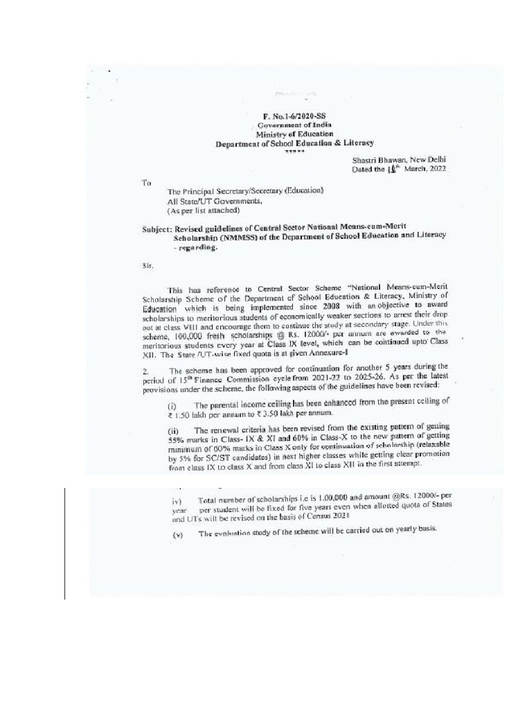 NMMS 2023 Revised Guidelines | PDF