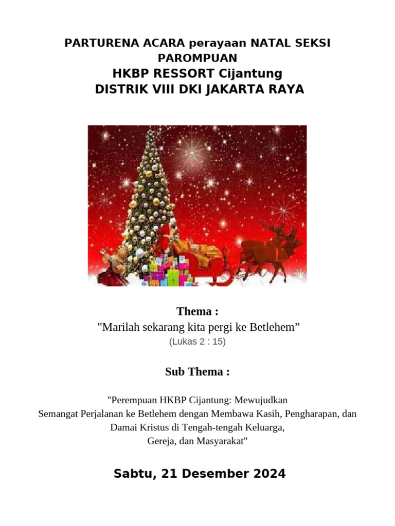 Acara Untuk Umum | PDF