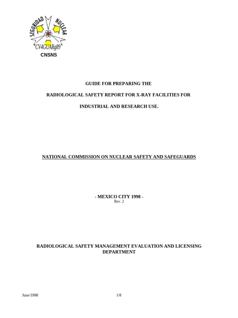 Radiological Safety Report Guide | PDF | Radiation Protection | Radiation