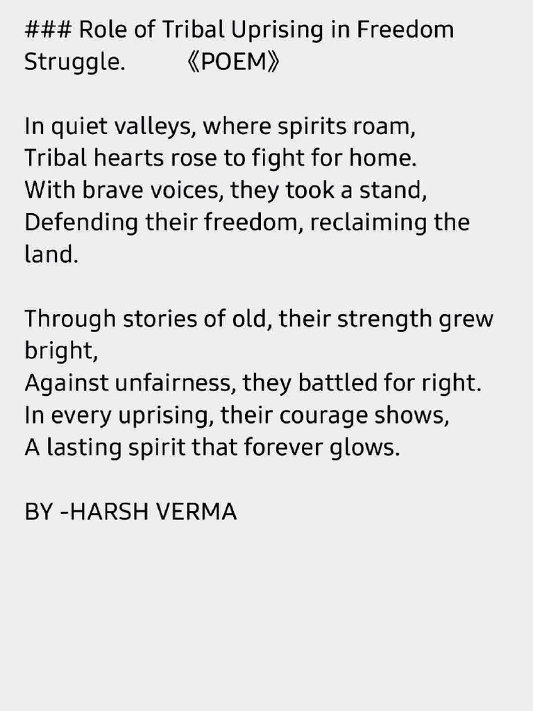 poem by harsh verma[1] | PDF