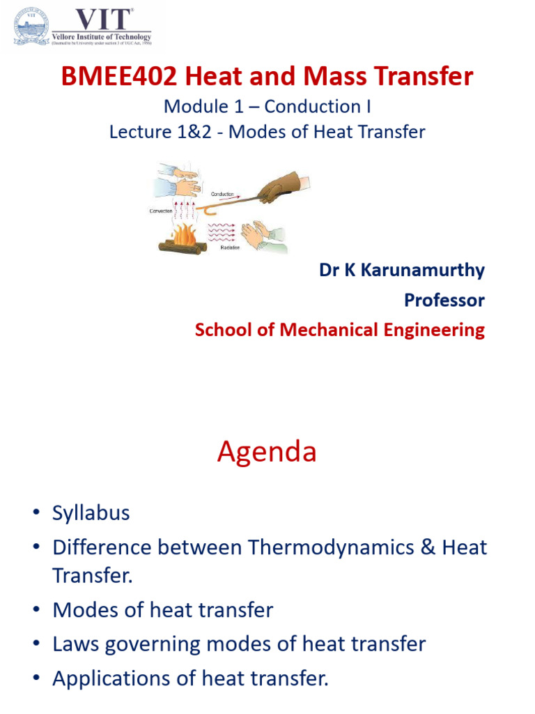 Module 1 | PDF | Thermal Conduction | Heat Transfer