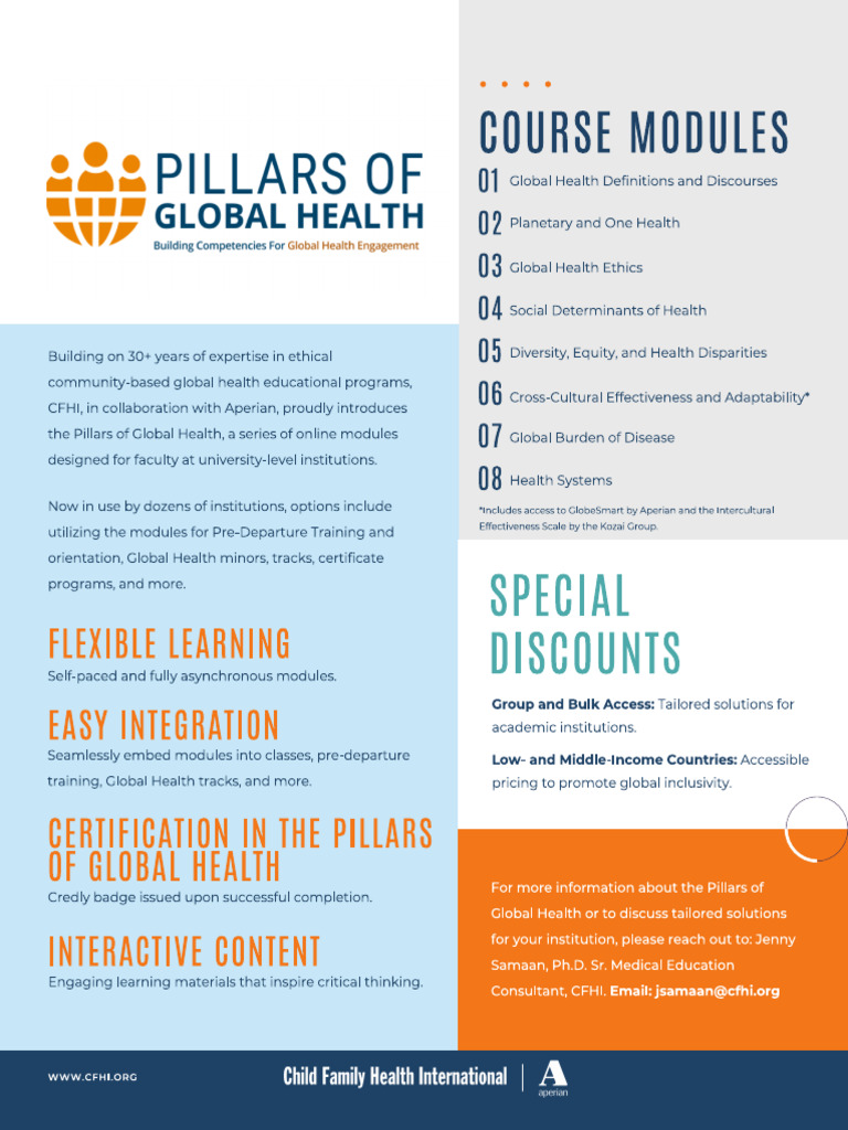 2024 Pillars Flyer 85x11 CFHI 2 | PDF