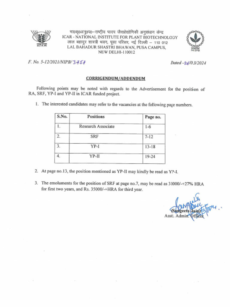 Corrigendum Addendum Pdf