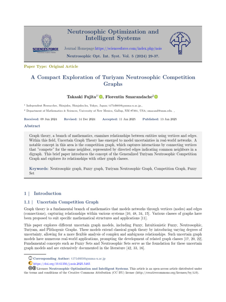 A Compact Exploration of Turiyam Neutrosophic Competition Graphs | PDF | Vertex (Graph Theory ...