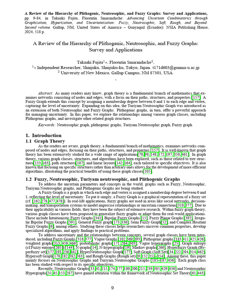 A Review of the Hierarchy of Plithogenic, Neutrosophic, and Fuzzy Graphs: Survey and ...
