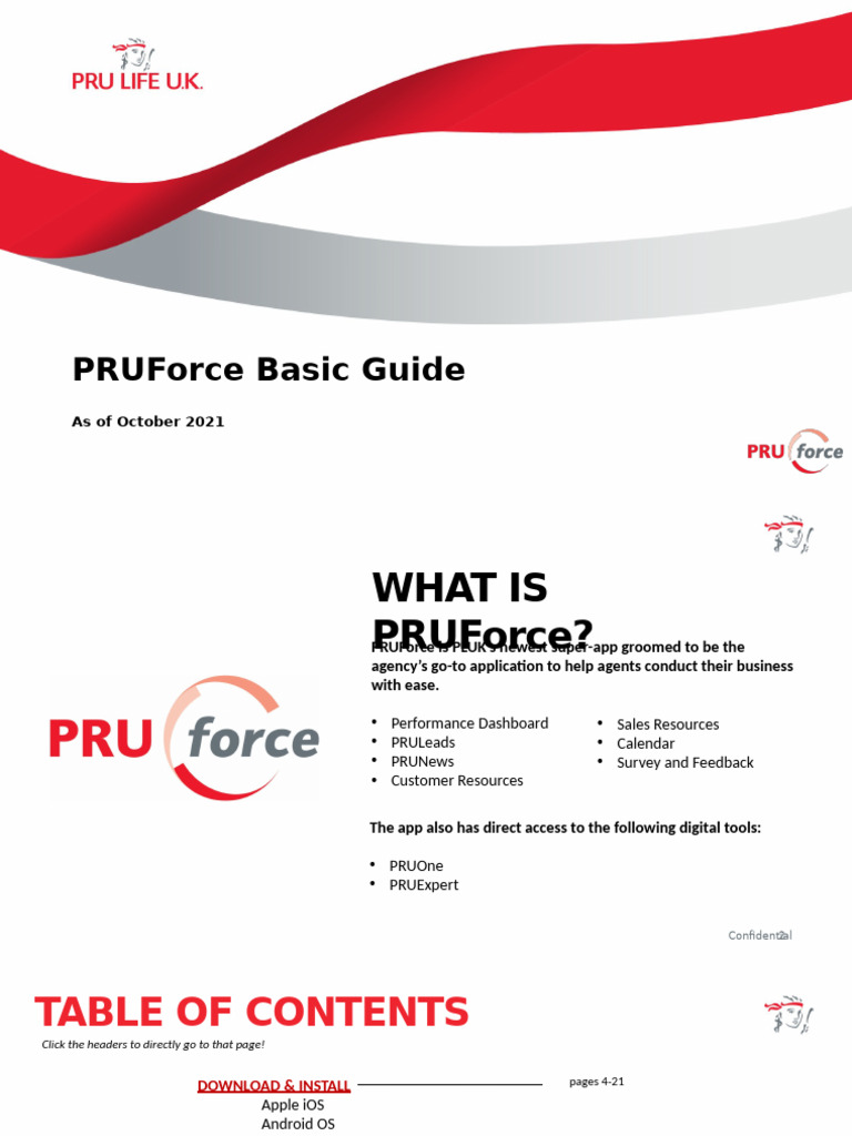 PRUForce App Installation Guide | PDF | Ios | Android (Operating System)