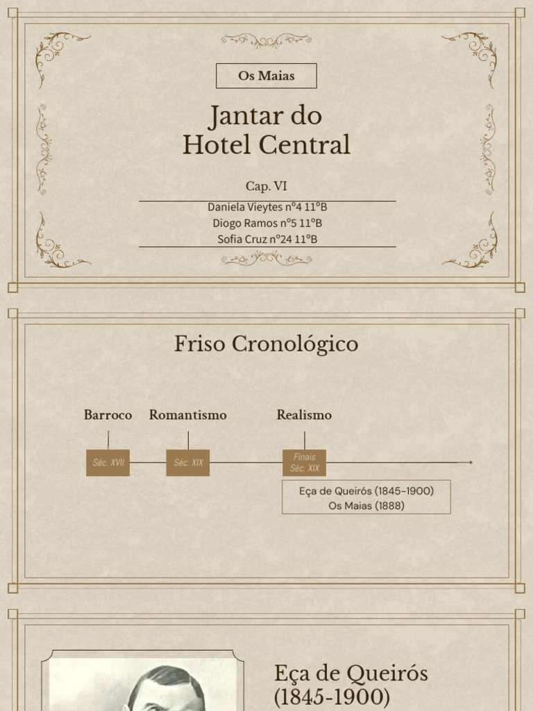 Jantar no Hotel Central - Cap. VI | PDF