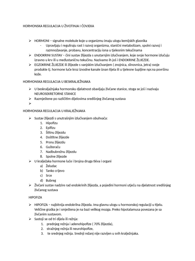 Hormonska Regu | PDF