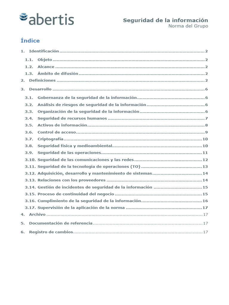 ES47 Group Information Security V1 | PDF | Seguridad de información ...