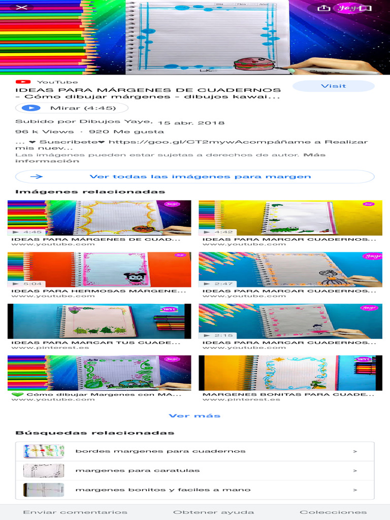 Margen Dibujo - Buscar Con Google | PDF | Youtube