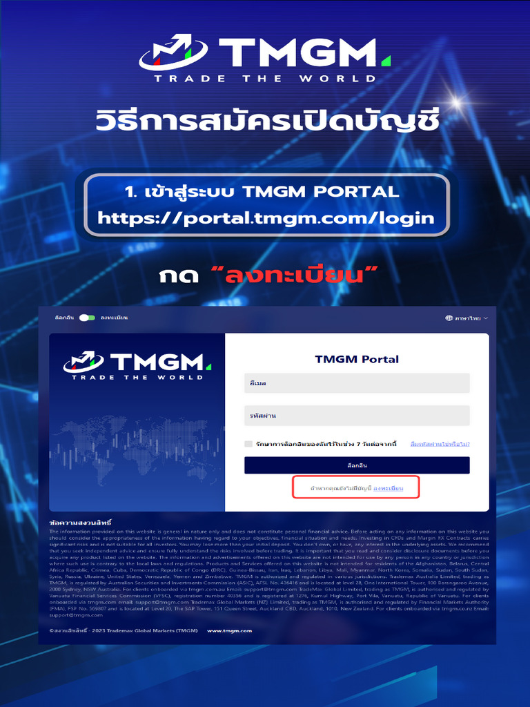 TMGM การเปิดบัญชีเทรด | PDF
