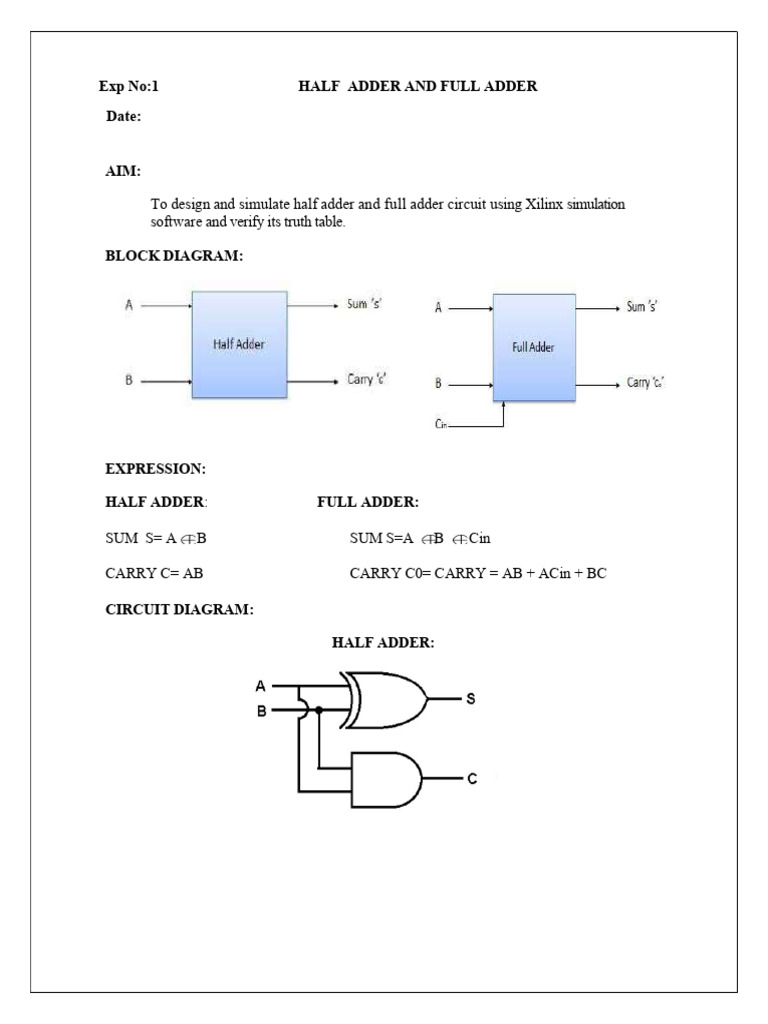 VLSI Lab (1) | PDF | Mathematics | Arithmetic