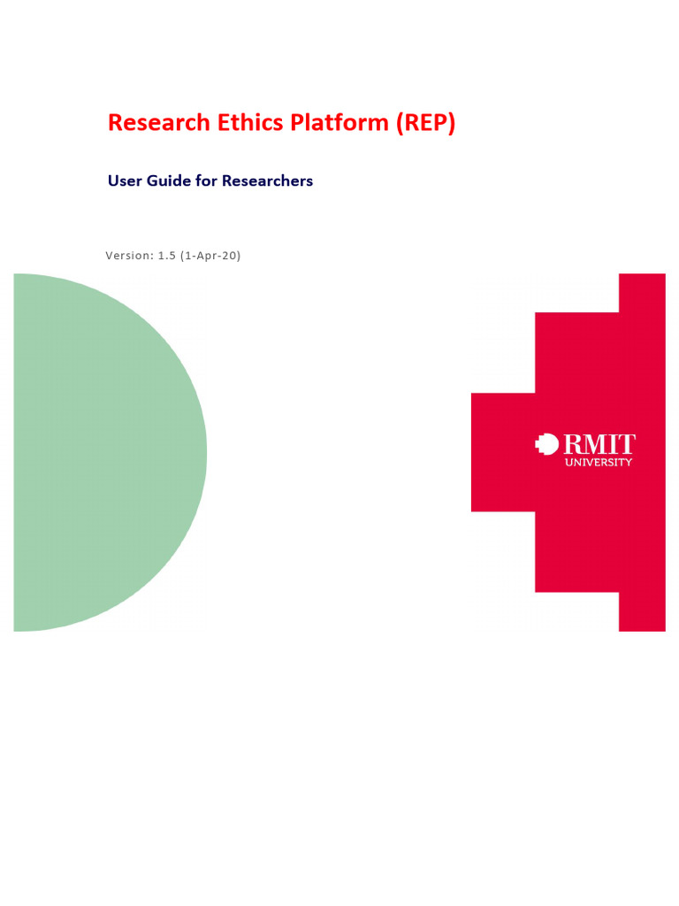 Guide - REP Researcher User Guide | PDF | Menu (Computing) | System Software