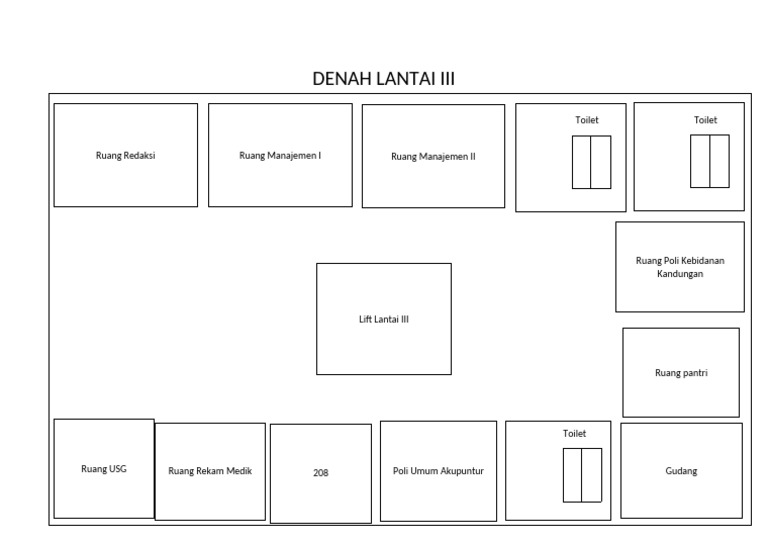 Denah Lantai III | PDF