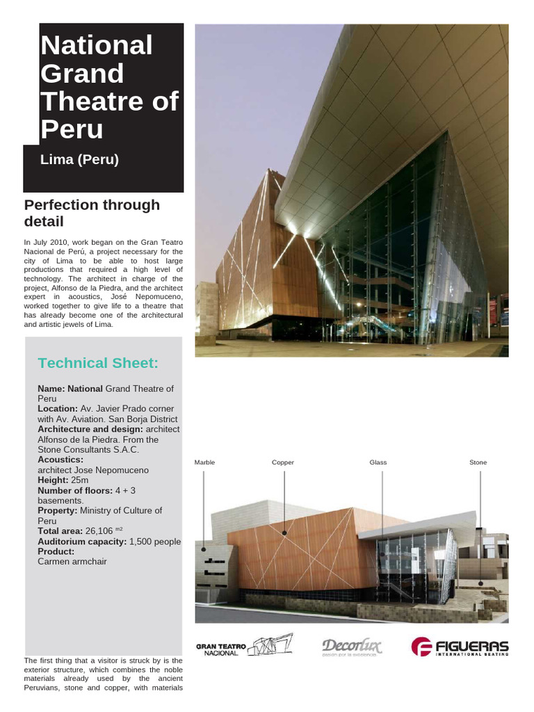 National Grand Theatre of Peru Overview | PDF | Lima | Peru