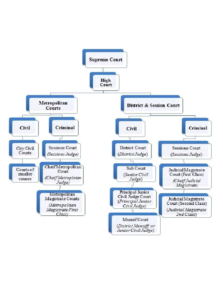 Flow Chart of Judiciary System | PDF