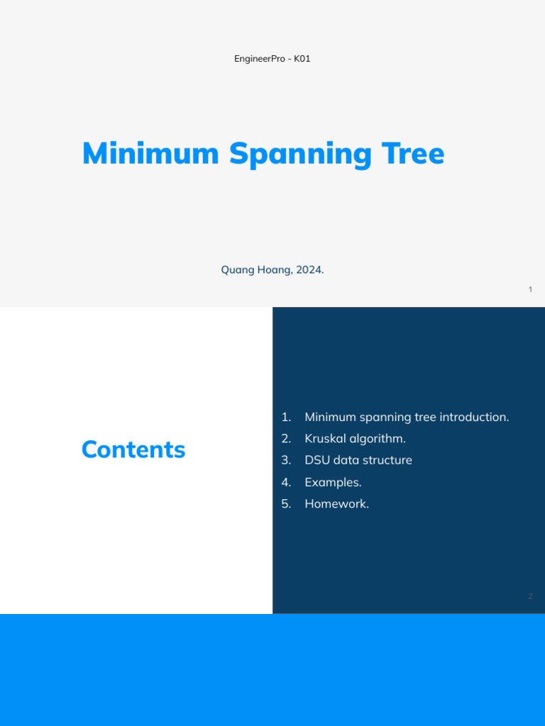 Minimum Spanning Tree.pptx | PDF | Algorithms | Computational Problems Minimum Spanning Tree.pptx | PDF | Algorithms | Computational Problems