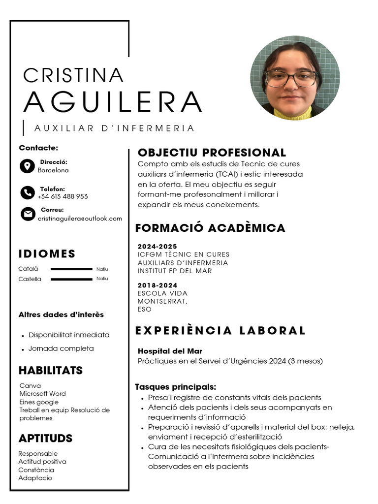 Curriculum Vitae Programador Web Minimalista Tipográfico Blanco y Negro ...