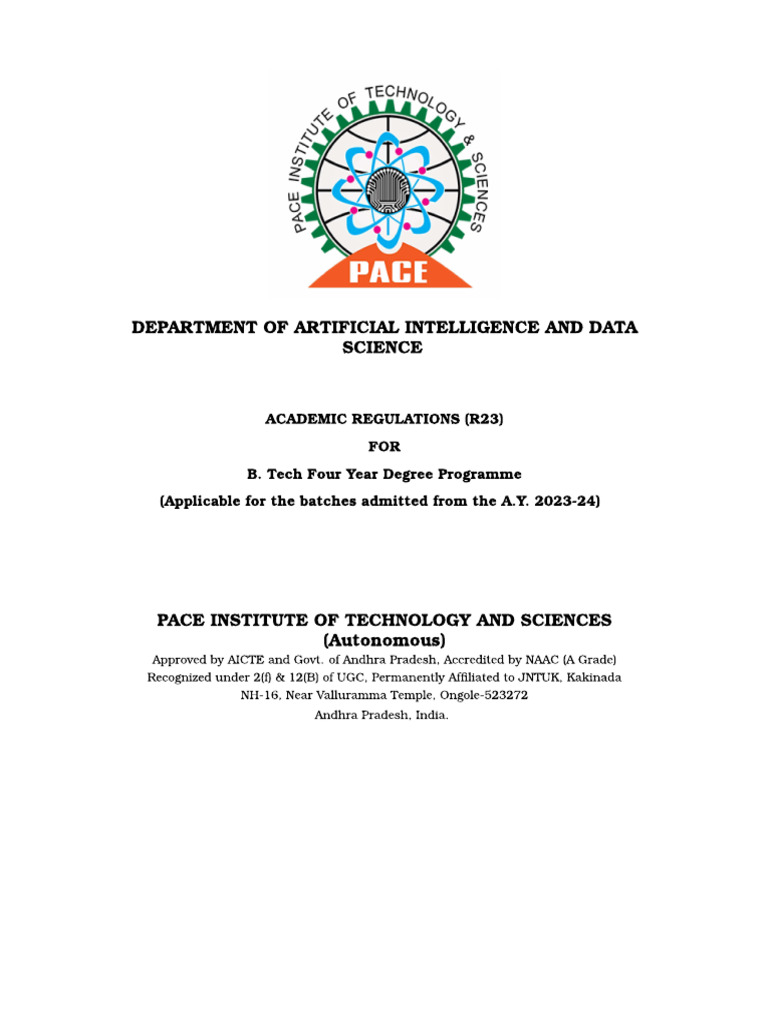 Aids-R23 Syllabus | PDF | Eigenvalues And Eigenvectors | Pointer (Computer Programming)