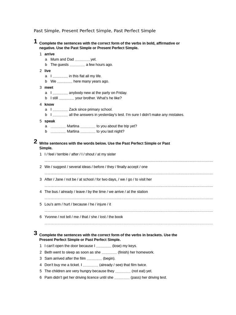 Module 1 Tenses Review Extra Task Edixgal | PDF | Syntax | Linguistic Morphology