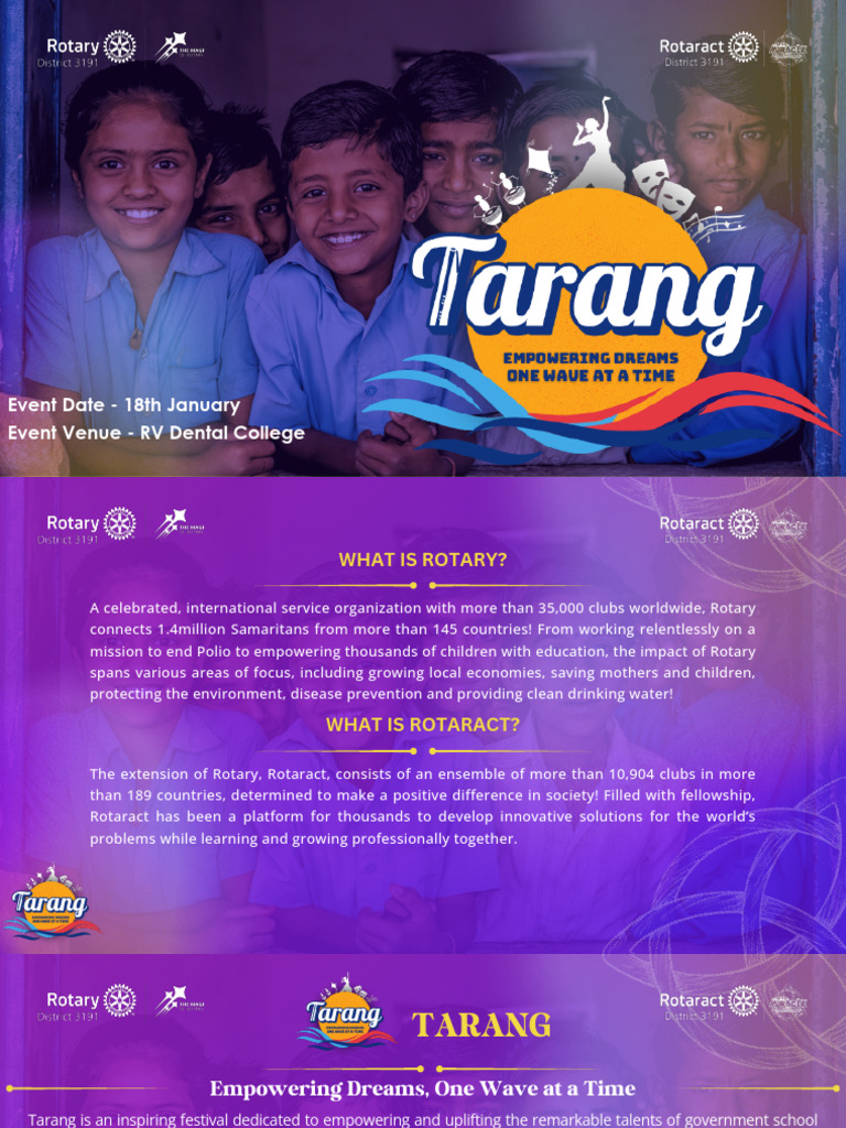 TARANG Partnership Deck | PDF