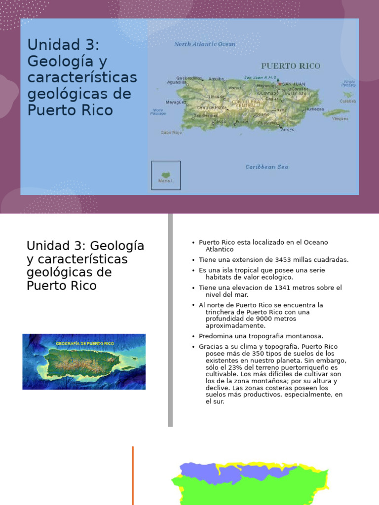Geología y características de Puerto Rico | PDF