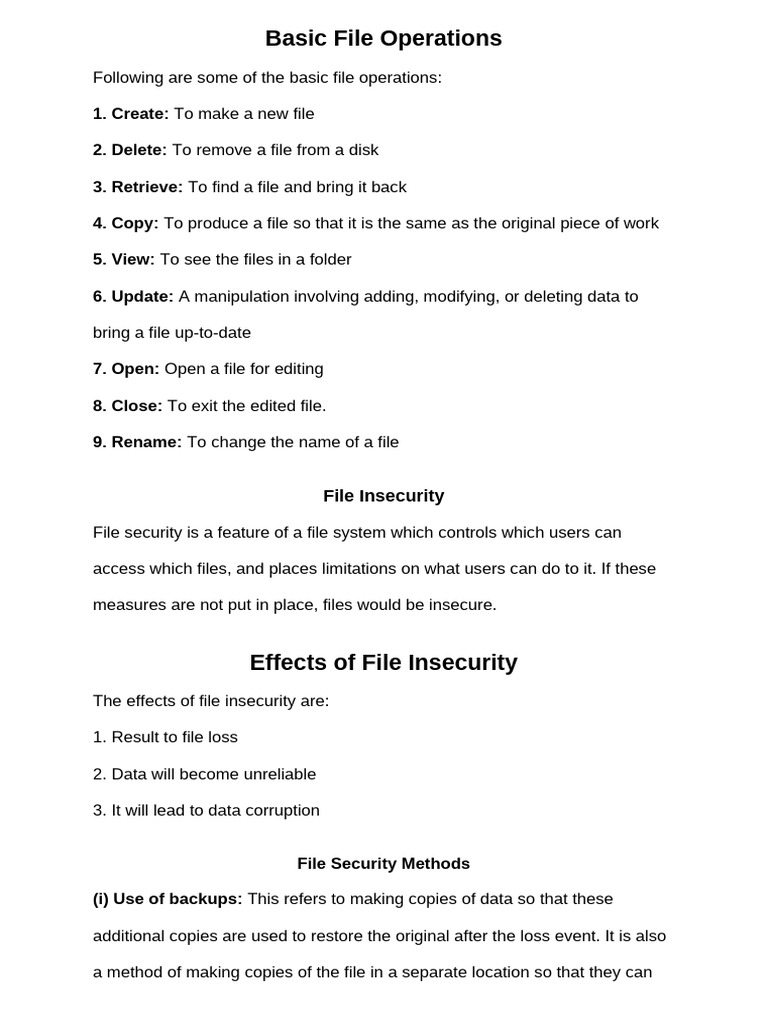 Handling Computer Files Year 11 | PDF | Computer File | Computer Virus