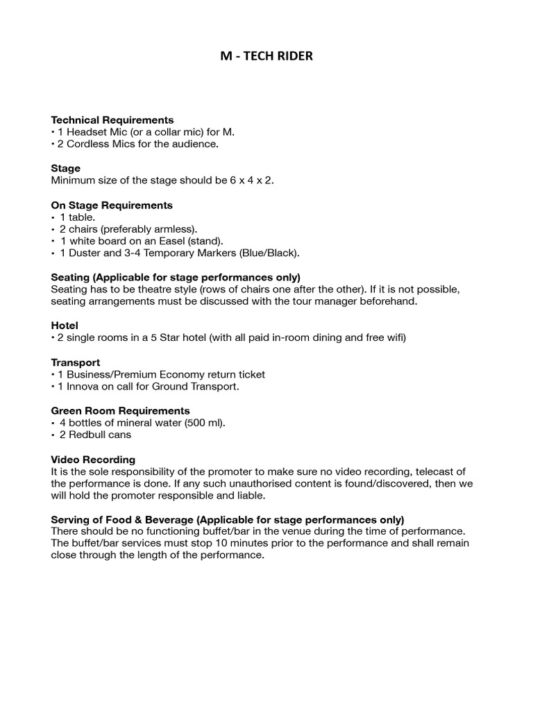 M - Tech Rider - 2019 | PDF