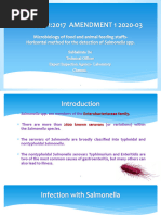 FDA BAM Chapter 5: Salmonella Guide | PDF | Iodine | Salmonella