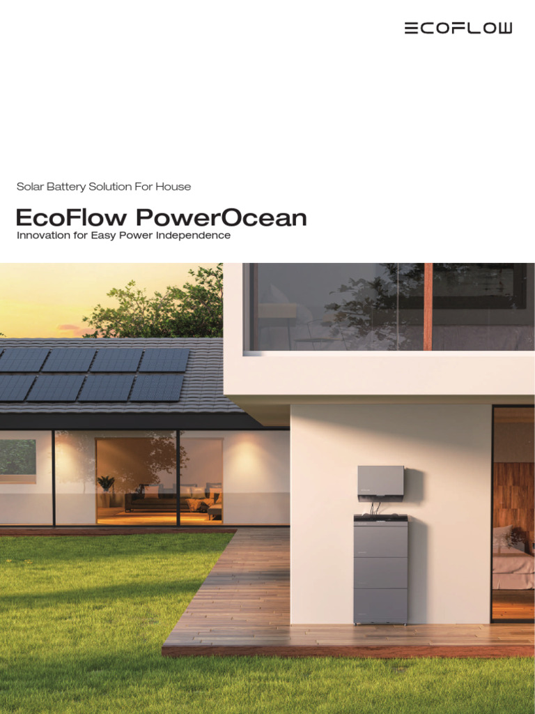 EcoFlow PowerOcean Solar Battery System | PDF | Power Inverter ...