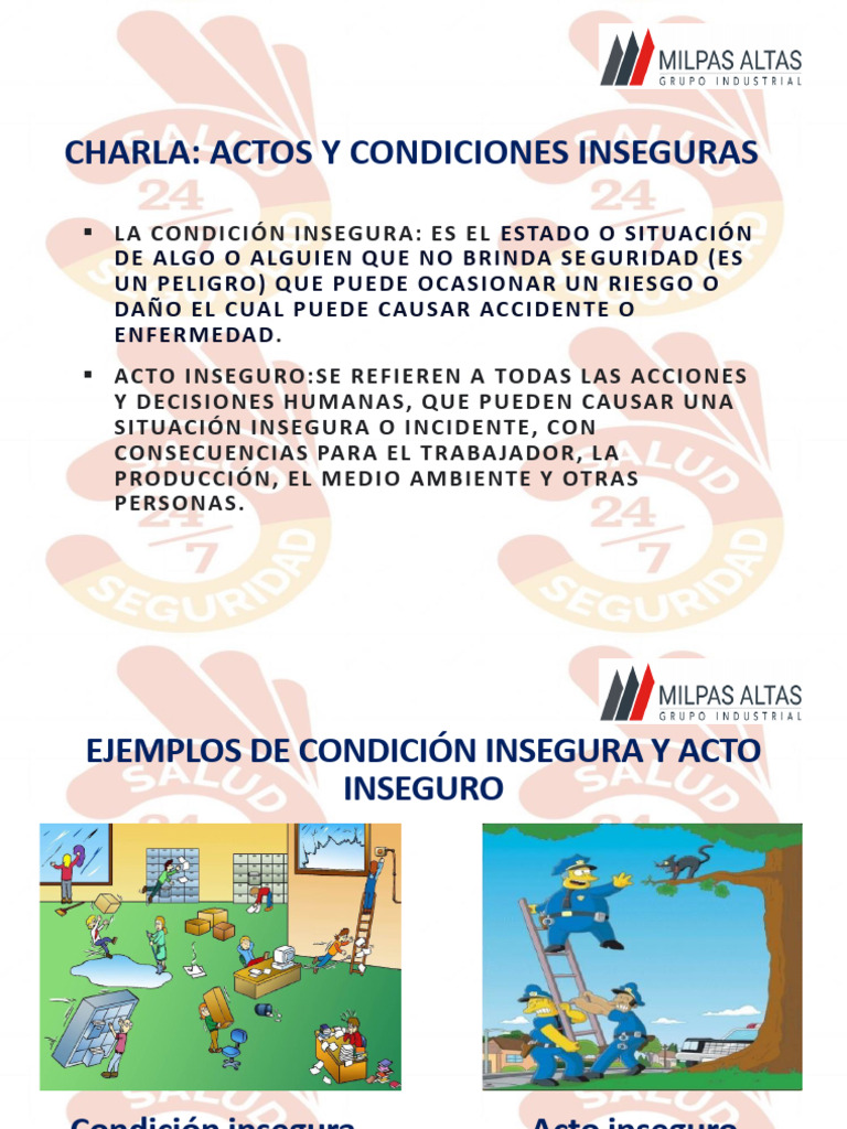 ACTOS Y CONDICIONES INSEGURAS | PDF