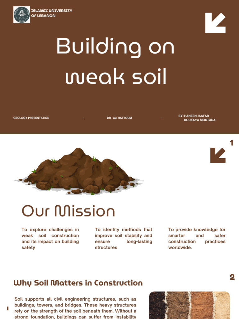 Challenges in Weak Soil Construction | PDF | Soil | Drainage