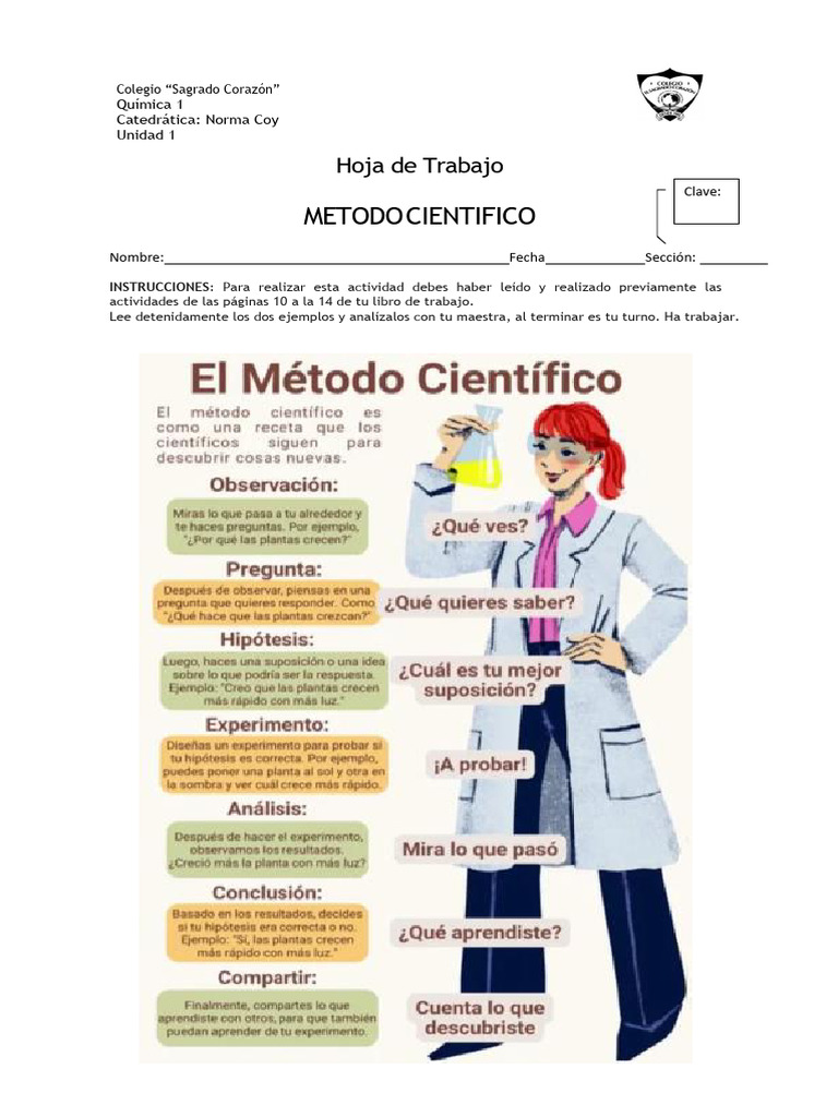 Método Científico: Ejemplos y Actividades | PDF | Viruela | Experimentar