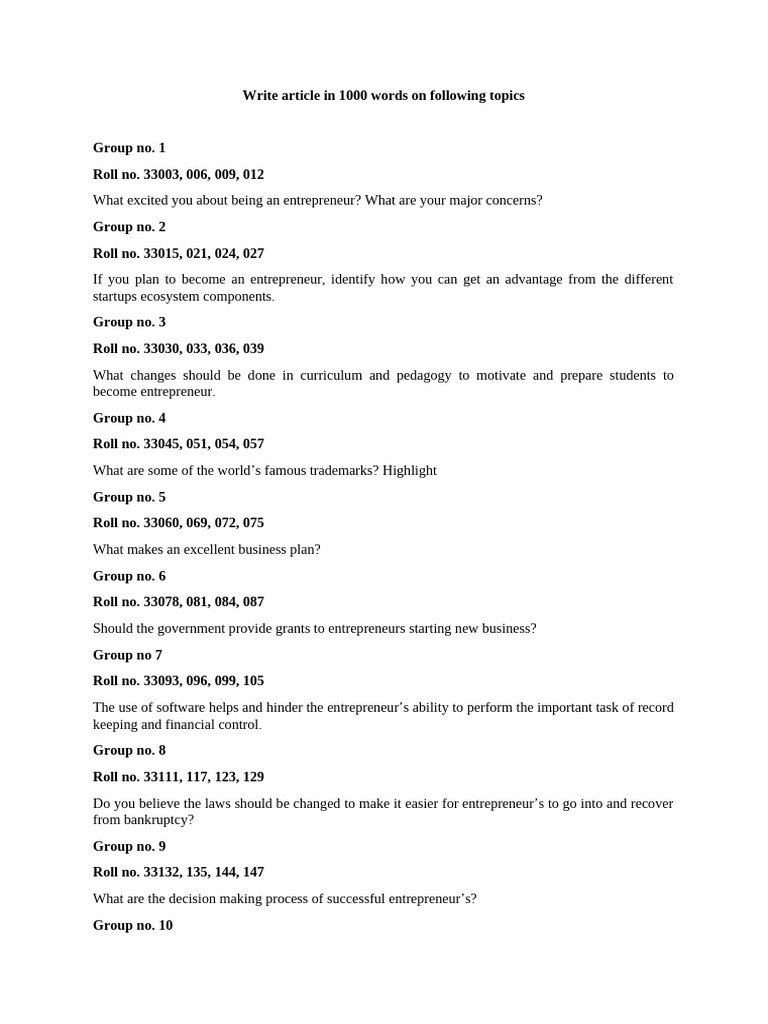 Continious Assessment B.com Prog | PDF