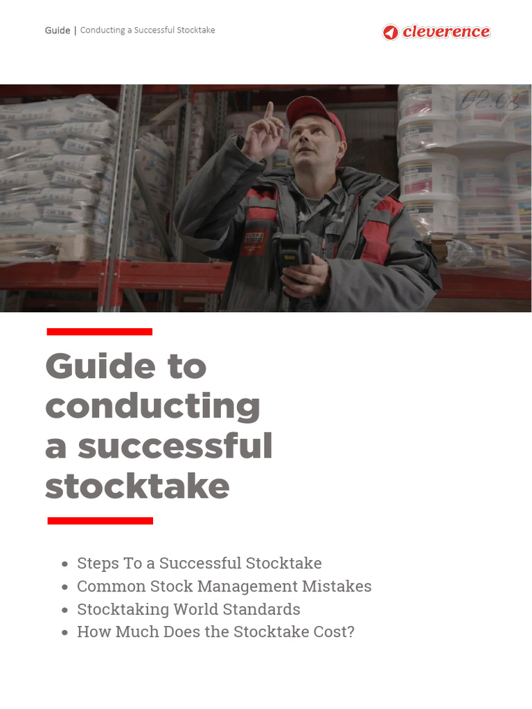 PDF - Guide To Conducting A Successful Stocktake - Cleverence | PDF | Inventory | Barcode