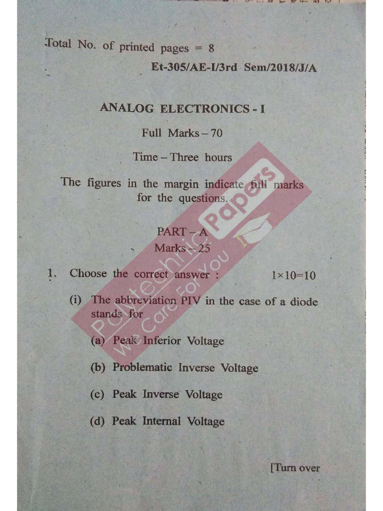 Analog Electronics | PDF