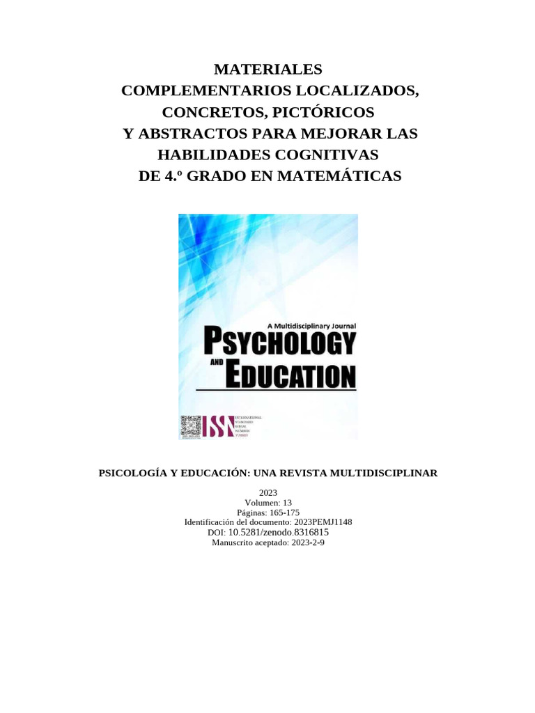 Materiales Complementarios Localizados, Concretos, Pictóricos Y Abstractos para Mejorar Las ...