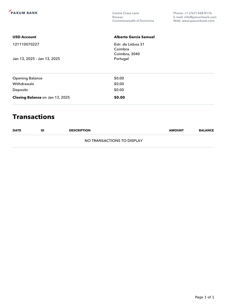 Ólar Puxe Bank | PDF