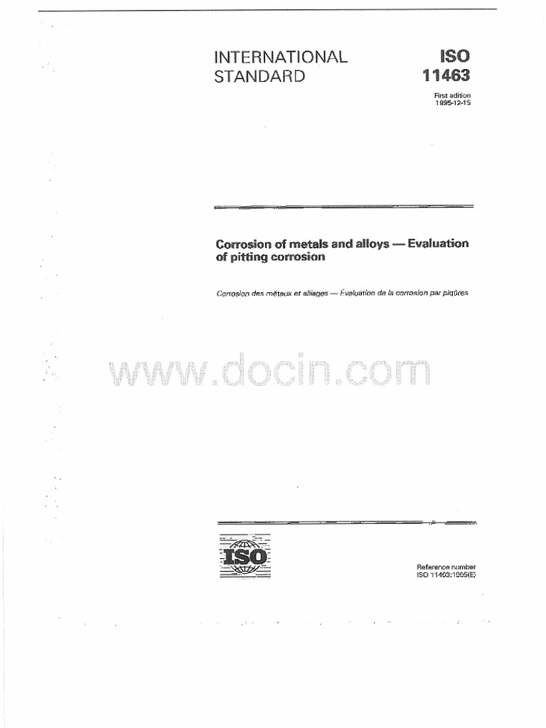 Iso 11463-1995 | PDF