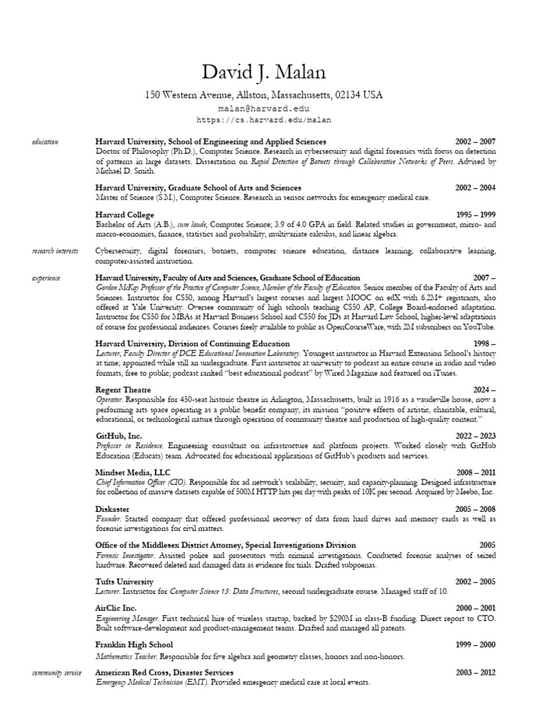 Cybersecurity Course c50 | PDF | Harvard University | Computing